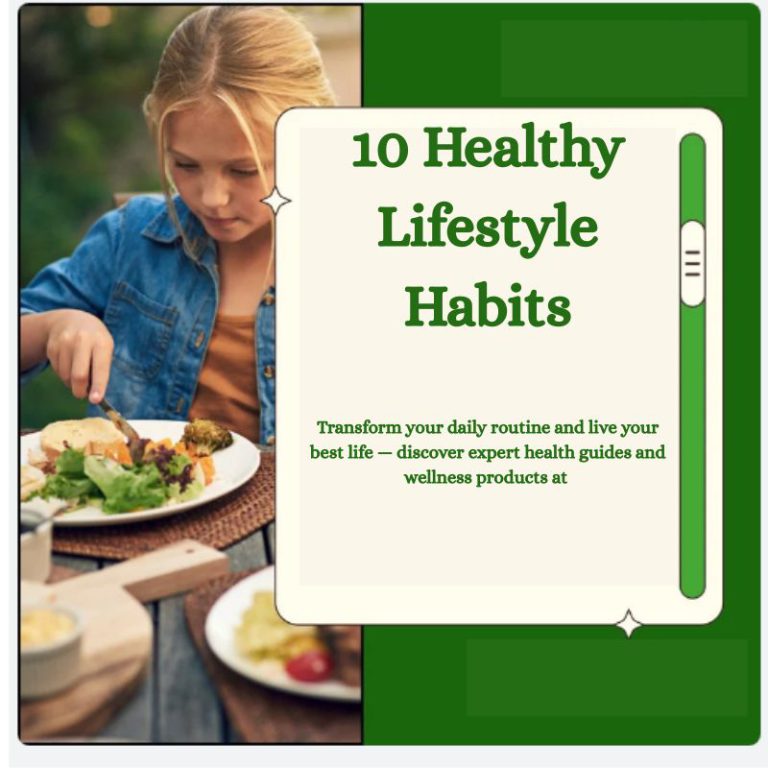 Healthy Lifestyle Habits for Adults That Last