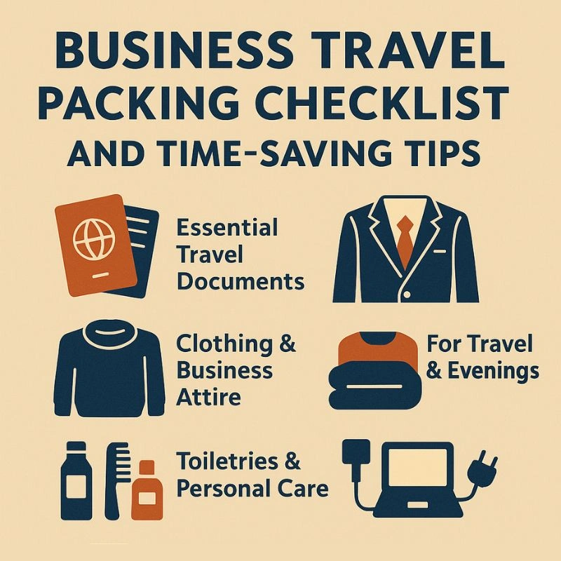 Business Travel Packing Checklist & Time-Saving Tips